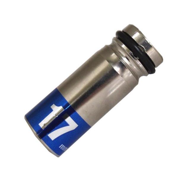 インパクトレンチ装着時の作業性UP！　思わぬピンの落下による紛失を軽減できます。Oリングの溝を2本(一部は溝無し)にしました。Ｏリングを下部の溝にずらして固定ができます。Ｏリングの反対側はずれずに穴を塞いでいるので抜け落ちない構造になってい...