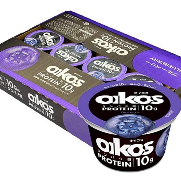 北米産ワイルドブルーベリーの果実感たっぷりなソースがヨーグルトの爽やかな後味とマッチしたおいしさのフルーツヨーグルト。オイコスは、スポーツするカラダを支える低GI食品です。 内容量: 113g　原材料: 乳製品（国内製造）、ブルーベリー果肉...