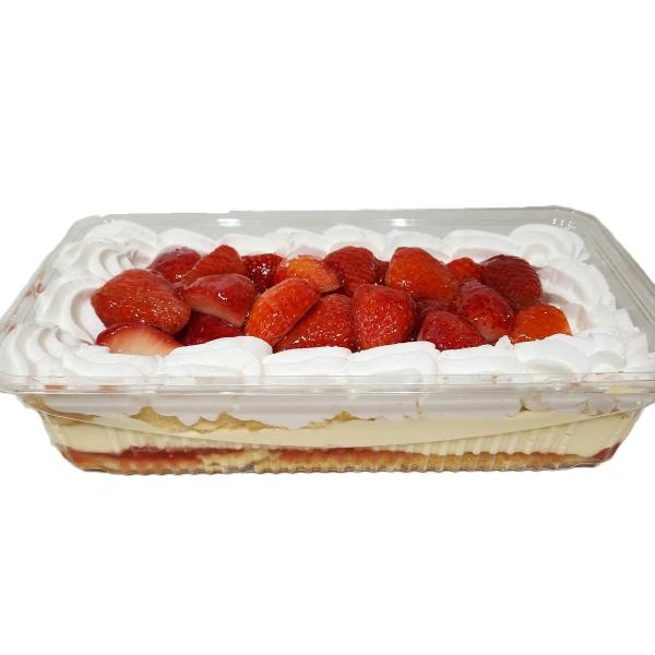 いちごのフレッシュな甘酸っぱさがしっかり感じられて、甘すぎないクリームとのバランスが絶妙で美味しいです。いちごがゴロゴロ入っていて満足感が高く、見た目も華やかでパーティー向き。カスタードのコクも加わり、シンプルながら想像以上に完成度の高い仕...