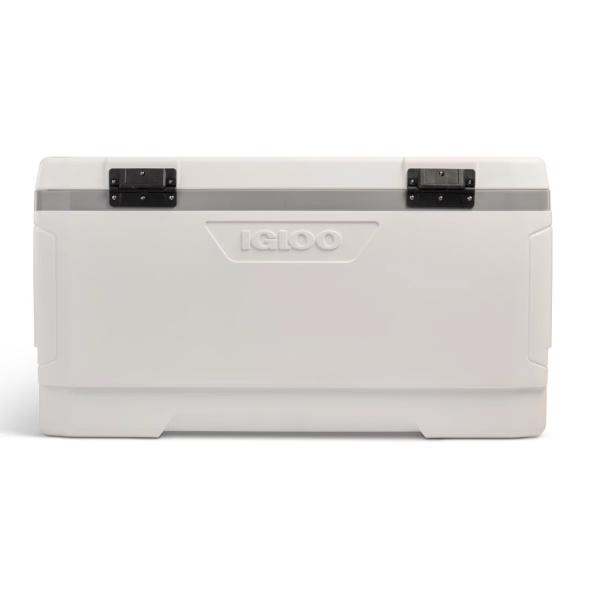 新しい XL 150QT Maxcold クーラー氷の保持力を高めるために形状を再調整しましたMaxcold 最大 7 日間のパフォーマンスクーラー完全に断熱された蓋と本体蓋のバタフライ式クイックアクセスハッチ新しいゴム引きプルスルーラッチ...