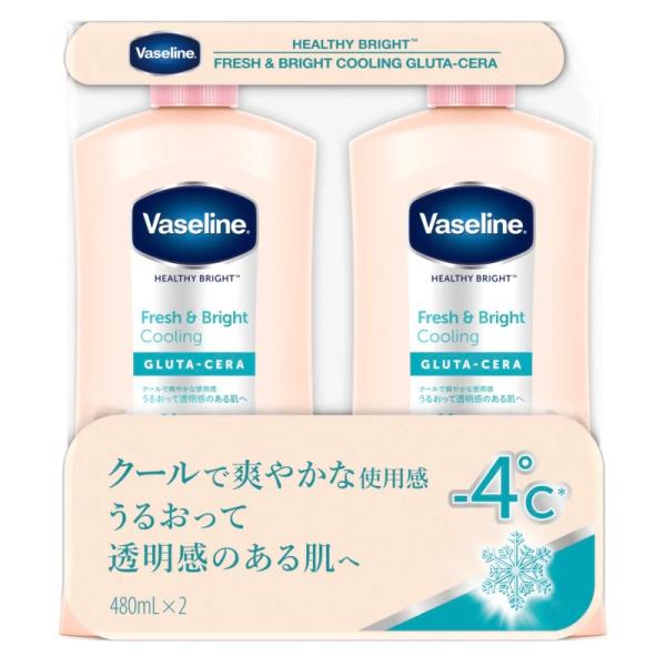 肌の温度を4℃低くし*、うるおいを与えて明るく健康的な肌へうるおいを与え明るい肌へ導くテクノロジー、Gluta Glow〓を採用したヴァセリン独自処方で乾燥によりくすんだ肌をケアセラミド(保湿成分)配合処方が肌を乾燥・摩擦によるダメージから...