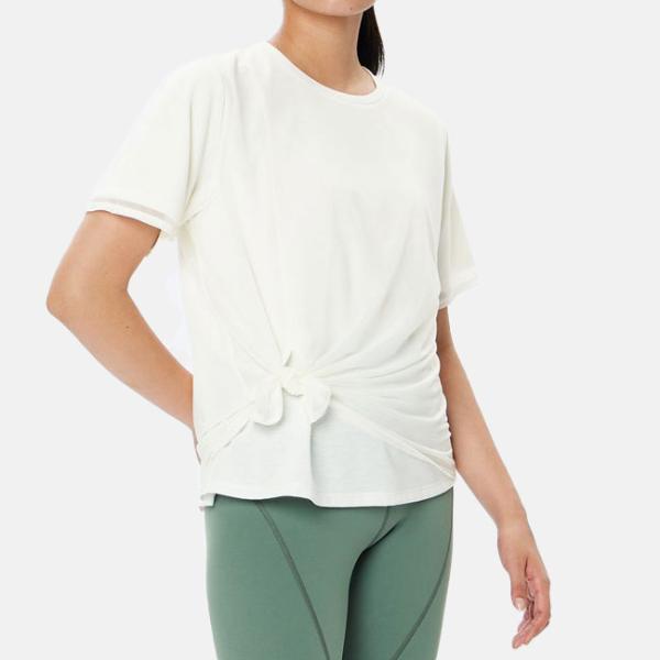 商品発送元：e-fitpro│ヒカリスポーツスポーツ・アウトドア・旅行、フィットネス・トレーニング、スポーツウェア素材感の異なる2素材を組み合わせたレイヤードデザインのTシャツです。表側は薄手で透け感のあるシアー素材、内側は吸汗速乾性に優れ...