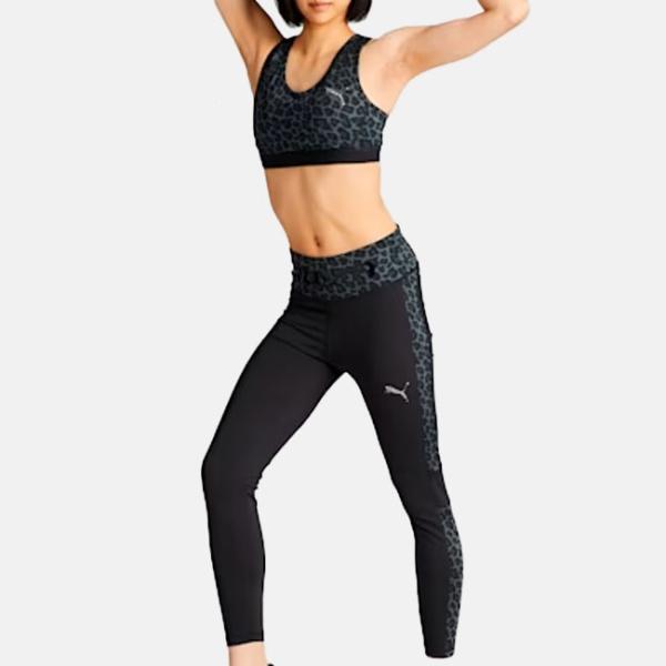 商品発送元：e-fitpro│ヒカリスポーツスポーツ・アウトドア・旅行、フィットネス・トレーニング、スポーツウェアミディアムサポートジムトレーニング/ダンス/ゴルフなどワークアウト全般におすすめレオパード柄が特徴的なブラトップが登場。ミディ...