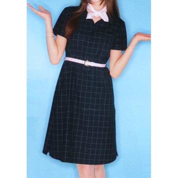 商品発送元：UNIPRO OFFICE WEAR｜ユニプロ オフィスウェアファッション・ブランド、レディース・婦人服、ワンピース余計なことはしない。体のラインを強調しない。でも、すっきりきれいなシルエットで魅せる、シンプル＆チャーミングな装...