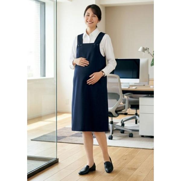 商品発送元：UNIPRO OFFICE WEAR｜ユニプロ オフィスウェア家電・AV機器・カメラMATERNITY マタニティ。定番のマタニティドレスを抗ウィルス素材で仕立てました。 DETAIL商品詳細ブラウスの上から着用できるマタニティ...