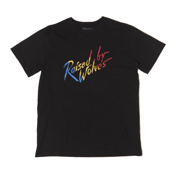 商品発送元：After Note （アフターノート）大阪 新世界ファッション・ブランド、カジュアル、メンズカジュアルウェア、Tシャツ、アメカジ３色で構成されたブランドロゴをプリントしたTシャツです。RAISED BY WOLVES独自のオリ...