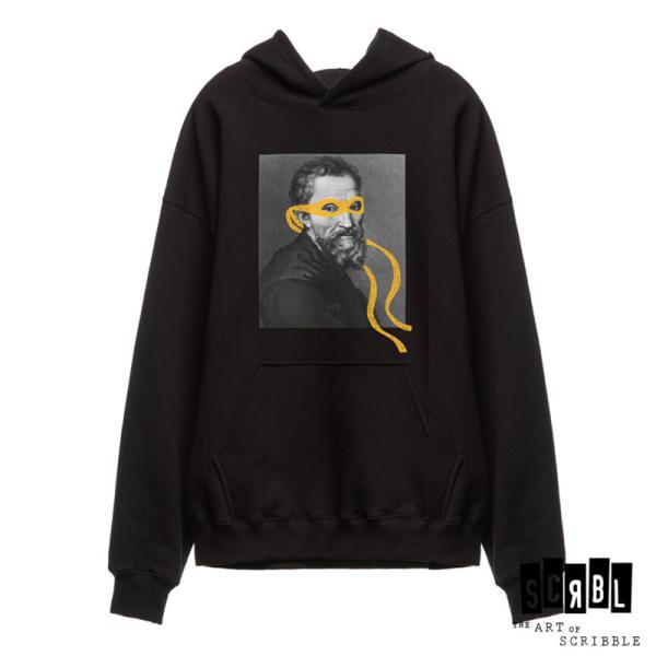 商品発送元：After Note （アフターノート）大阪 新世界ファッション・ブランド紫外線に反応してアートワークに落書きが浮き出てくる特殊プリントを施した面白いパーカーです。Sサイズ着丈：68cm　身幅：44cm　袖丈：64cmMサイズ着...