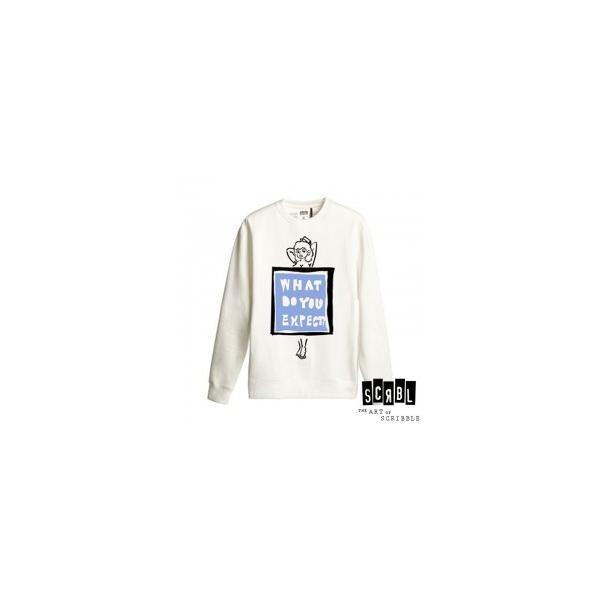 商品発送元：After Note （アフターノート）大阪 新世界ファッション・ブランド紫外線に反応して一部分に文字が浮き出てくる特殊プリントを施した面白いスウェットです。Sサイズ着丈：68cm　身幅：44cm　袖丈：64cmMサイズ着丈：7...