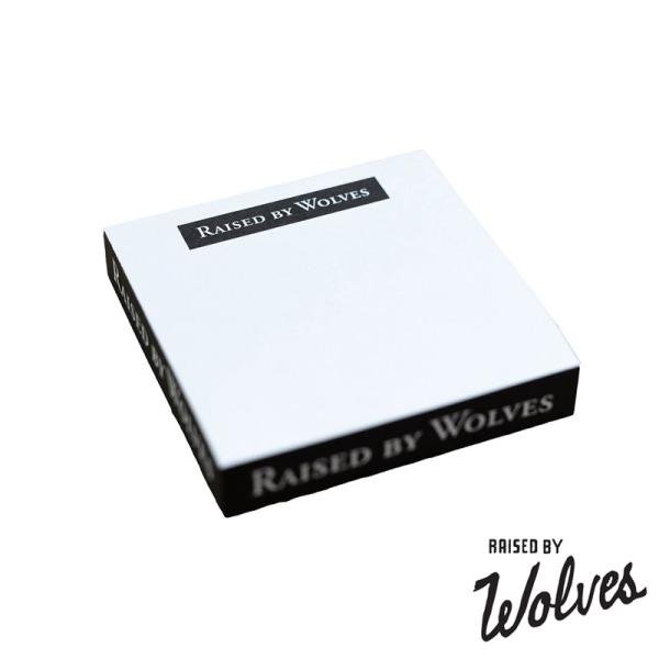 商品発送元：After Note （アフターノート）大阪 新世界ファッション・ブランド、カジュアル、メンズカジュアルウェア、その他Raised By Wolvesのロゴタイプポストイット2.75×2.75×0.5 インチ3Mアメリカ製サイズ...