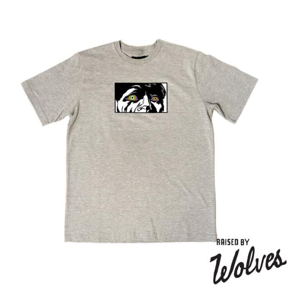 商品発送元：After Note （アフターノート）大阪 新世界ファッション・ブランド、カジュアル、メンズカジュアルウェア、Tシャツ、アメカジフロントとバックにプリントを施したTシャツです。RAISED BY WOLVES独自のオリジナルボ...