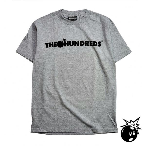商品発送元：After Note （アフターノート）大阪 新世界ファッション・ブランド、カジュアル、メンズカジュアルウェア、Tシャツ、アメカジ素材：コットン100％THE HUNDREDSのバーロゴをフロントにプリントしたシンプルで着回しし...