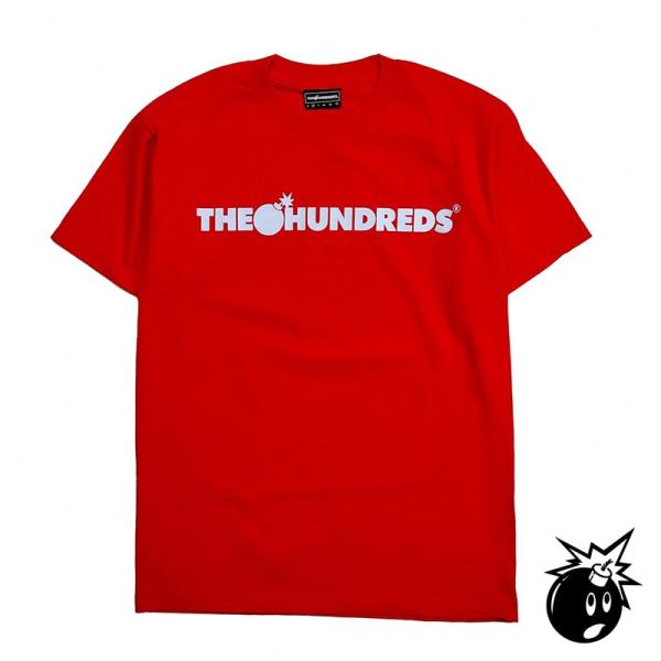 商品発送元：After Note （アフターノート）大阪 新世界ファッション・ブランド、カジュアル、メンズカジュアルウェア、Tシャツ、アメカジ素材：コットン100％THE HUNDREDSのバーロゴをフロントにプリントしたシンプルで着回しし...