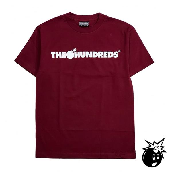 商品発送元：After Note （アフターノート）大阪 新世界ファッション・ブランド、カジュアル、メンズカジュアルウェア、Tシャツ、アメカジ素材：コットン100％THE HUNDREDSのバーロゴをフロントにプリントしたシンプルで着回しし...