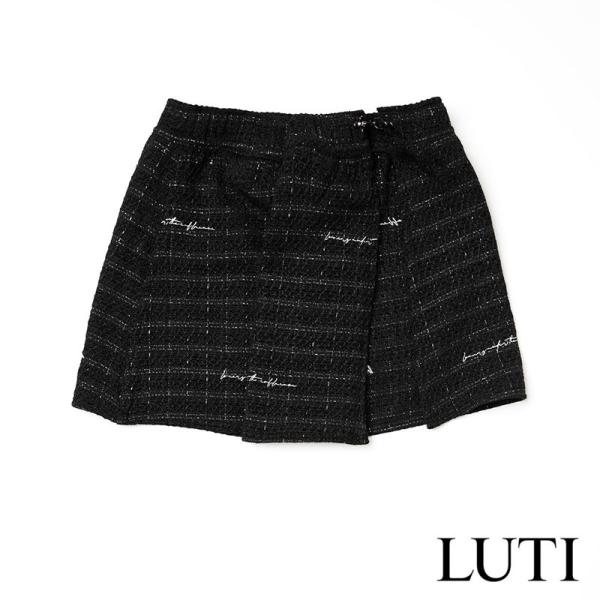 商品発送元：After Note （アフターノート）大阪 新世界ファッション・ブランド、カジュアル、メンズカジュアルウェア、パンツプレミアムなトーン・オン・トーンのツイード素材で作られたキルトです。LUTIのシグネチャークランプクロージャー...