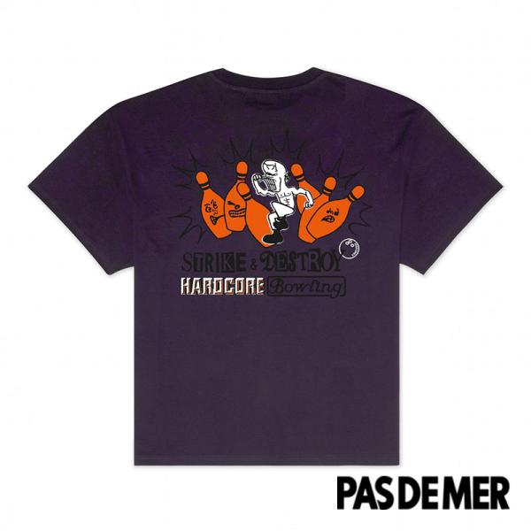 商品発送元：After Note （アフターノート）大阪 新世界ファッション・ブランド、カジュアル、メンズカジュアルウェア、Tシャツ、アメカジレギュラーフィットのＴシャツです。フロント、バックに施されているボウリングをモチーフにしたグラフィ...