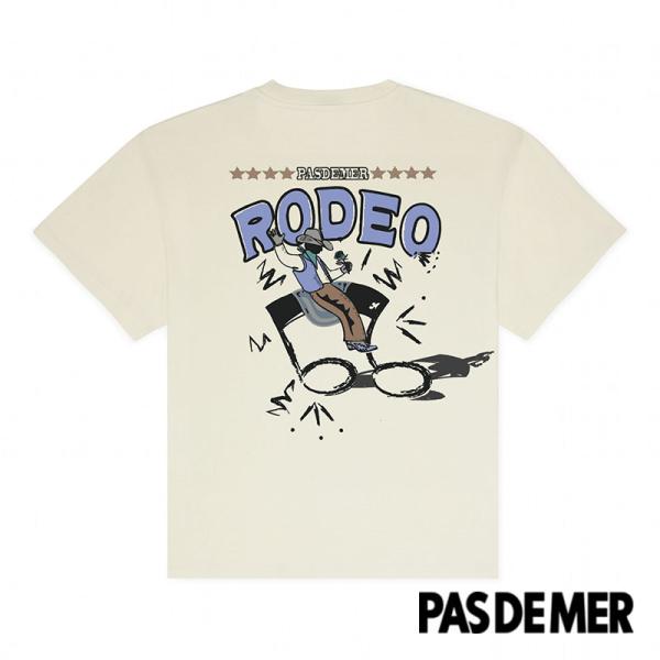 商品発送元：After Note （アフターノート）大阪 新世界ファッション・ブランド、カジュアル、メンズカジュアルウェア、Tシャツ、アメカジレギュラーフィットのＴシャツです。音符にまたがってロデオをするユニークな一枚。フロント、バックのグ...