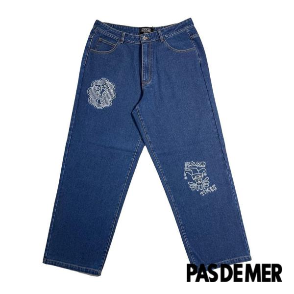 商品発送元：After Note （アフターノート）大阪 新世界ファッション・ブランド、カジュアル、メンズカジュアルウェア、パンツバギーフィットのデニムパンツです。ワンウォッシュされた高級感のあるデニムを使用した５ポケットデニムパンツはポケ...