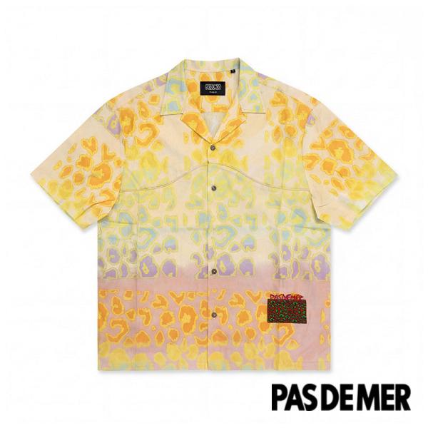 商品発送元：After Note （アフターノート）大阪 新世界ファッション・ブランド、カジュアル、メンズカジュアルウェア、シャツ、半袖レギュラーフィットのS/Sシャツです。肌触りの良いコットン地を使用しオリジナルパターンをオールオーバープ...