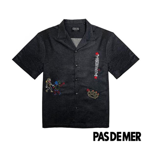 商品発送元：After Note （アフターノート）大阪 新世界ファッション・ブランド、カジュアル、メンズカジュアルウェア、シャツ、半袖レギュラーフィットのS/Sシャツです。やや光沢とハリのあるコットン・ポリエステルの混紡素材が落ち着いた雰...