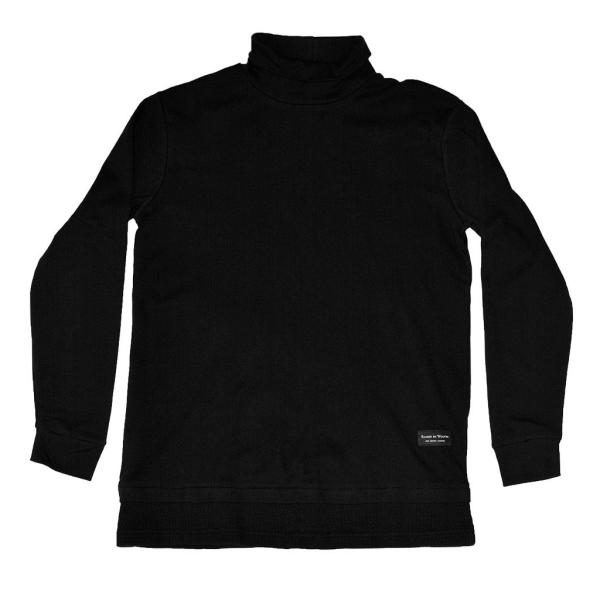 商品発送元：After Note （アフターノート）大阪 新世界ファッション・ブランド、カジュアル、メンズカジュアルウェア、Tシャツ、アメカジフロントにブランドロゴパッチを施したタートルネックです。 RAISED BY WOLVES独自のオ...