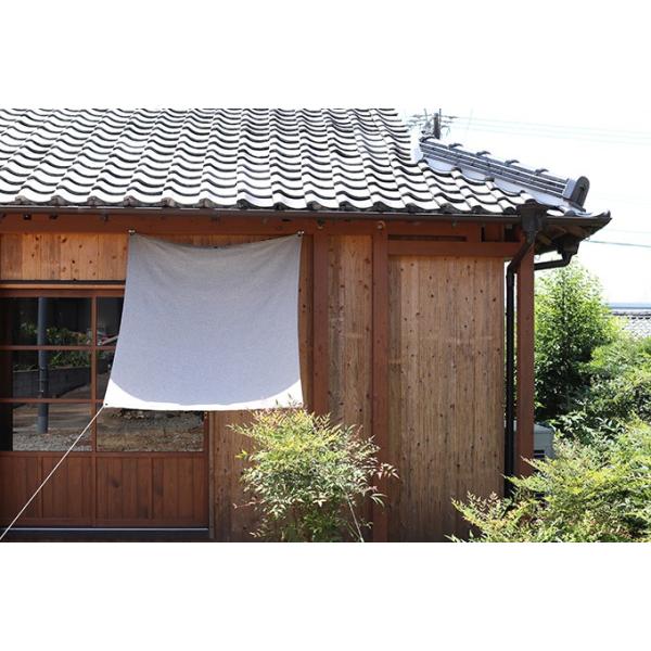 商品発送元：オーダーカーテン通販【aiika】庭やベランダの日よけとして使えるサンシェード。深影とは、イチオリシェードの中で遮光性に特化した新しいスタイルです。生活・インテリア・文具、その他生地の質感に和のイメージを与えるために、特殊な再生...