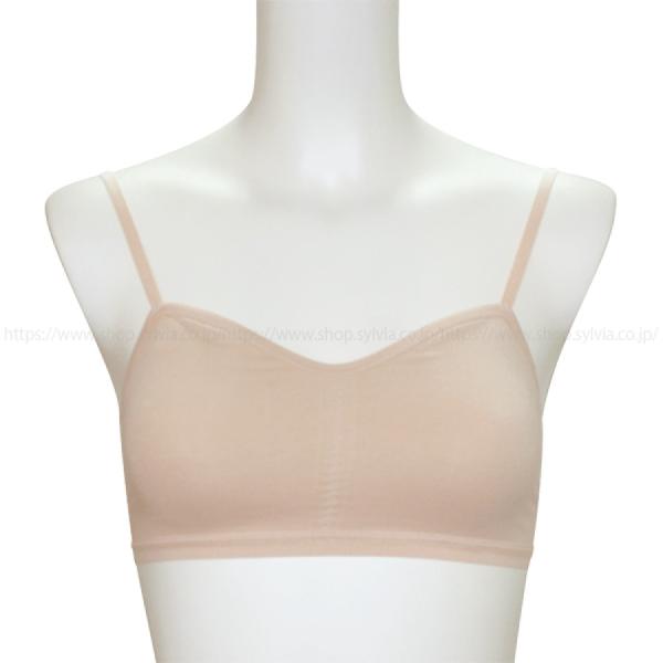 商品発送元：バレエ・ダンス用品店　赤い靴ファッション・ブランドSylvia　シルビア　●バレエ・ダンス用に作られた、ダンスブラ。●付け心地が軽やかで、適度なサポート感があります。●パットを入れるポケット付きなので、気になる方は別売のFCパッ...