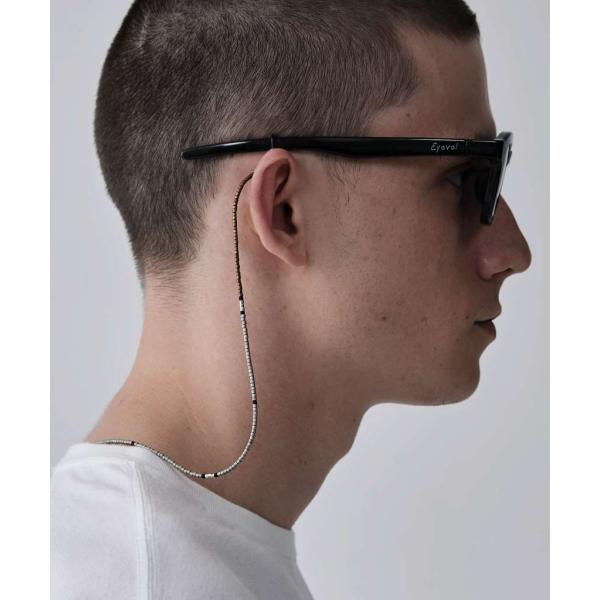 商品発送元：AMATERAファッション・ブランドNO,2013　BEADS GLASS CORD&amp;NECKLACEPRICE：\8,000　SIZE： FCOLOR：1 GR/SV 2 BK/SV 3 WT/GD 4 BLK 5 G...