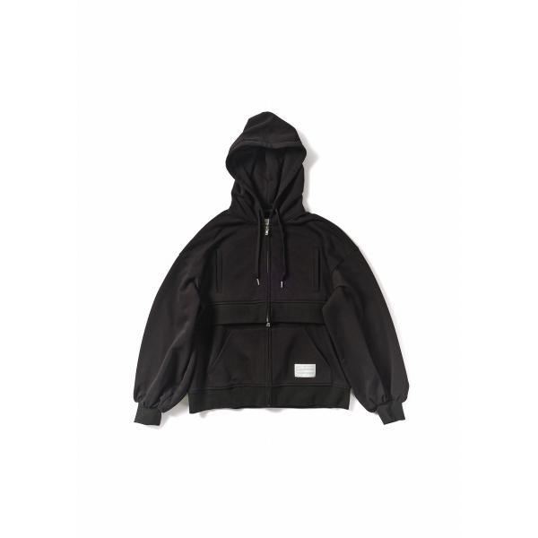 商品発送元：AMATERAファッション・ブランド、メンズ・紳士服スウェットパーカーをクラシカルにアップデート。たっぷりしたボリュームと、バルーン袖が立体的でフェミニンな 一枚に。ウエスト部分はファスナーで取り外しができ、マイクロ丈のパー カ...