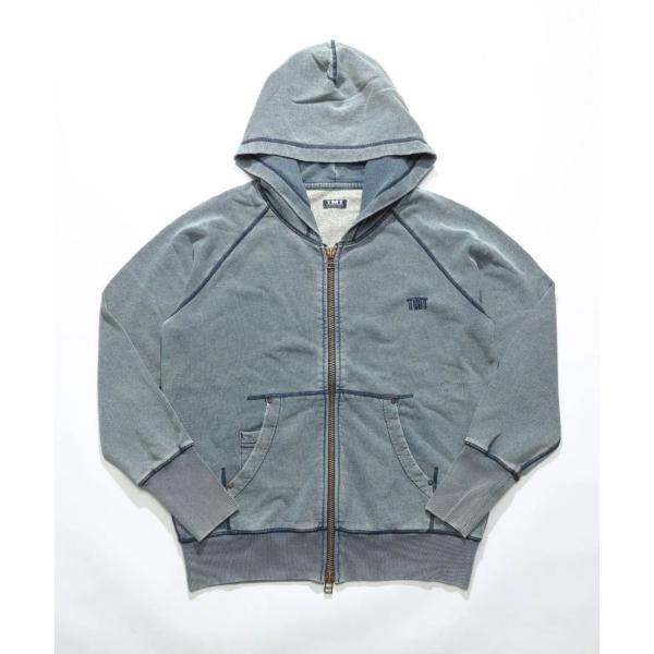 商品発送元：AMATERAファッション・ブランド、メンズ・紳士服 TSWF2502  裏毛素材をデニムさながらのヴィンテージ加工で重厚感のある仕上がりにしています。パンツとセットアップで展開しております。モデル着用：XLサイズ（身長185c...