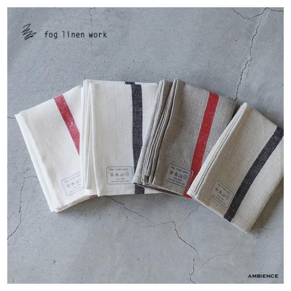 商品発送元：ambienceファッション・ブランドブランド   fog linen work商品名 リネンキッチンクロス ライン概要 しっかり吸ってすぐに乾くfogの定番アイテム、リネンキッチンクロスです。両端に入ったラインがアクセントにな...