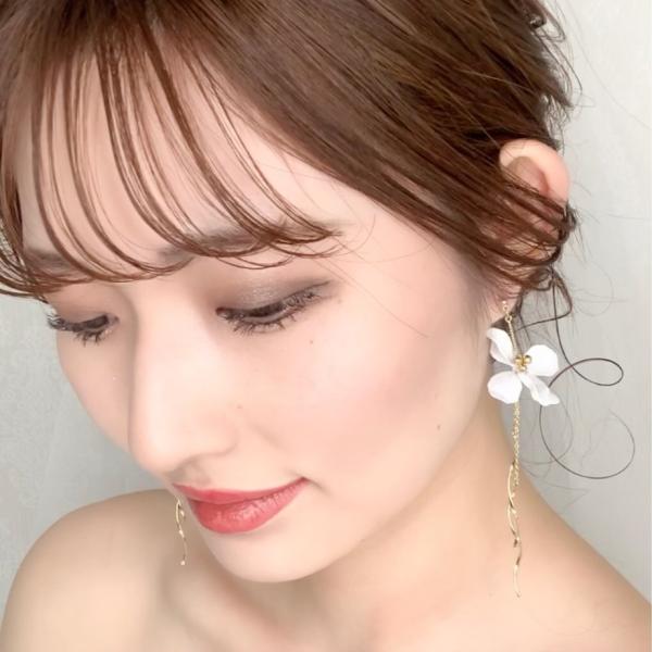商品発送元：ANNAN WEDDINGジュエリー・アクセサリー、ジュエリー・アクセサリー、ヘアアクセサリー、その他WEDDING ACCESSORY  【ネット限定商品・簡易包装】イヤリング　ME79DESIGNモダンなデザインが印象的なビ...