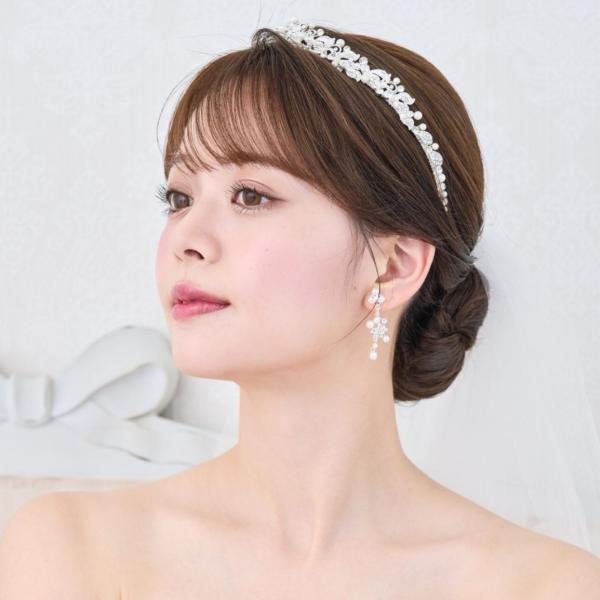 商品発送元：ANNAN WEDDINGジュエリー・アクセサリー、ジュエリー・アクセサリー、ヘアアクセサリー、その他WEDDING TIARA低めティアラの幅広タイプが新登場！  低めティアラの幅広♪TLM298newDESIGN低めカチュー...