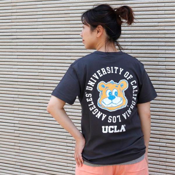 商品発送元：Asrabbit OnlineShopファッション・ブランド、レディース・婦人服、Tシャツ、半袖UCLAベアーのプリントTシャツ ANTIBALからUCLAベアのプリントを施したクルーネックTシャツが入荷！フロント左胸にワンポイ...