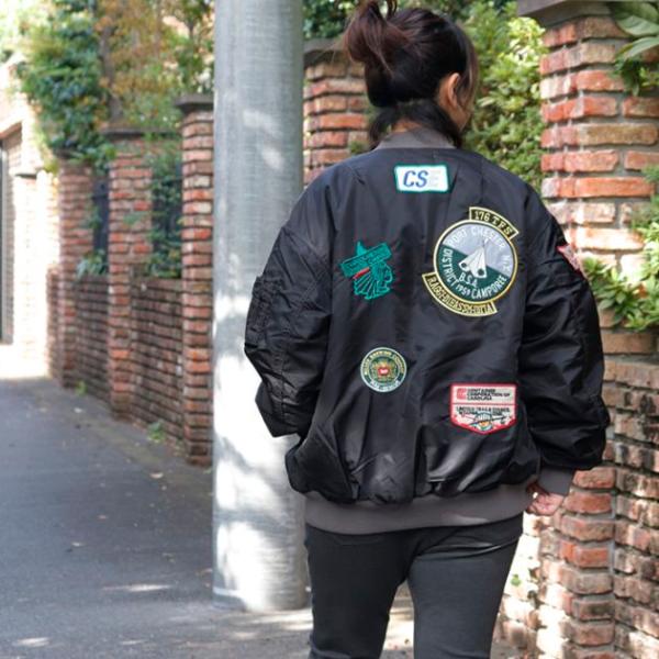 商品発送元：Asrabbit OnlineShopファッション・ブランド、レディース・婦人服、ブルゾン・ジャンパーCUBE SUGAR、人気の刺繍×ワッペンMA-1CUBE SUGARから、毎年大人気のアウター「MA-1」が入荷しました！さ...