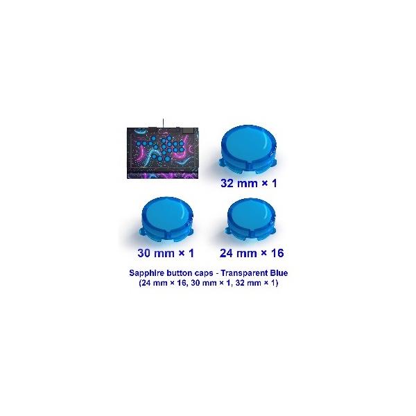商品発送元：ATTASA SHOP（アタッサショップ）おもちゃ・ホビー・ゲーム、ゲーム、テレビゲームSapphire サファイア用の クリアボタン キャップ セットですお好みのカラーをお選びください（全18個）24 mm x 1630 mm...