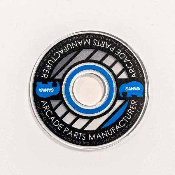 商品発送元：ATTASA SHOP（アタッサショップ）おもちゃ・ホビー・ゲーム、ゲーム、テレビゲーム、プレイステーション・プレイステーションレバー用のクリアディスクに三和電子のロゴやアートワークを印刷したデザインディスクです。本製品はシャフ...