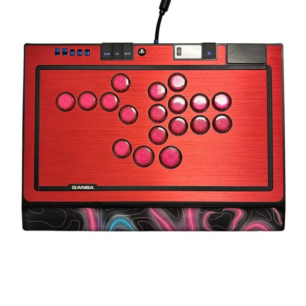 商品発送元：ATTASA SHOP（アタッサショップ）おもちゃ・ホビー・ゲーム、ゲーム、テレビゲームQanba サファイア レバーレス アーケード コントローラーに、定評ある ARCADESHOCK ハイグレード アルミニウムパネルと純正 ...