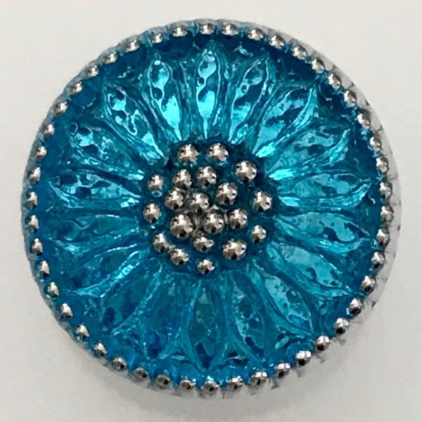 商品発送元：Bead Soup　(ビードスープ)おもちゃ・ホビー・ゲームチェコのハンドメイドガラスボタンです。裏面にワイヤーのシャンク（脚）付き。線径2mmまでのコードが通せます。留め具として使うのはもちろん、金具などを接着したり、ビーズで...