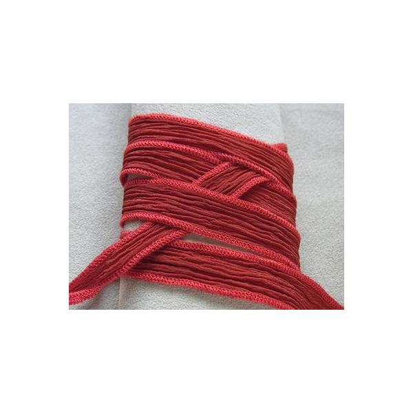 商品発送元：Bead Soup　(ビードスープ)長さ約85?、幅約1.3?。シルクおもちゃ・ホビー・ゲーム、手芸・クラフト、ビーズHand dyed silks "Bright Red"鮮やかな赤です。長さ約85cm、幅約1.3?。生地　シ...