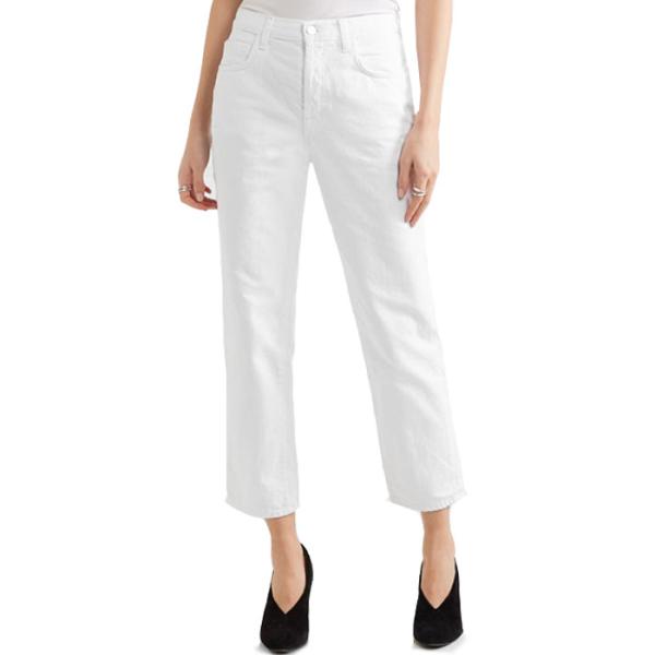 商品発送元：Blue Addictファッション・ブランド、カジュアル、レディースカジュアルウェア、ジーパン、美脚程よいルーズ感とクロップド丈が印象的なハイライズクロップストレート。全体的にゆとりを持たせた脚のラインと、程よい丈感、ボタンフラ...