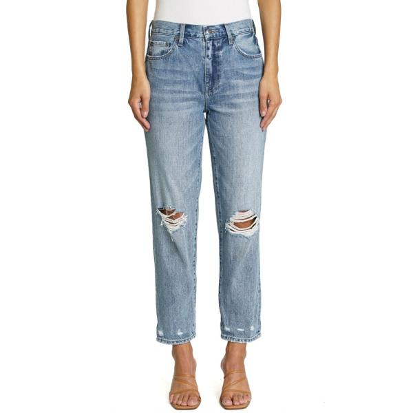 商品発送元：Blue Addictファッション・ブランド、カジュアル、レディースカジュアルウェア、ジーパン、美脚全体的に程よいルーズさのあるリラックスローラー。裾はフルでもロールアップでも合わせられる仕上がりです。かなり柔らかいレーヨン混の...