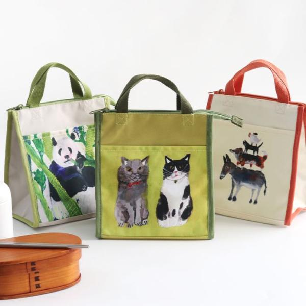 商品発送元：DUPON35その他ITEM INFO アイテム紹介画家「KOTETSU」さんのイラスト入りの保冷ランチバッグ。表情豊かな動物たちが、生き生きと描かれています。内側は保冷・保温効果のあるアルミラミネート生地が使われていて、お弁当...