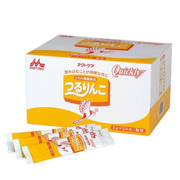 商品発送元：栄養コンビニ.comヘルス・ダイエット、福祉・介護、介護用食事関連つるりんこQuicklyは、飲み物などに加えてかき混ぜるだけで手間をかけずに簡単にトロミをつけられる、とろみ調整食品です。