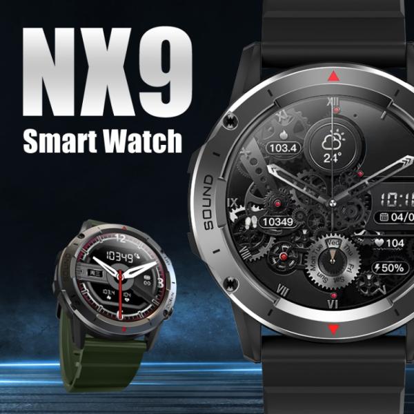 商品発送元：t-avenueファッション・ブランド、カジュアルスマートウォッチNX9●業界最高水準のIP68防塵防水機能耐久性のあるタフな設計●Bluetooth通話通知＆メッセージ通知機能＆音声アシスト機能●超大型バッテリー搭載による長時...