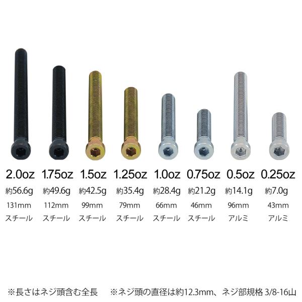 商品発送元：ビリヤード 通販 キューショップジャパンスポーツ・アウトドア・旅行※2021年9月、0.75、1.25、1.75ozの3種が追加されました。これにより、0.25oz刻みでの細かなウェイト調整が可能になりました。重量展開は0.25...