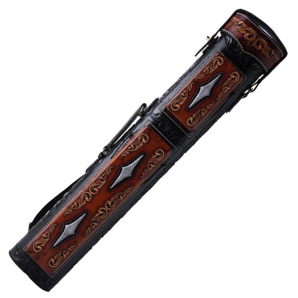 商品発送元：ビリヤード 通販 キューショップジャパンスポーツ・アウトドア・旅行、その他ゴールドの輝きが映える、ラグジュアリー仕様優雅で華やかな存在感を放つVolturi「Venice V2」ブラック×ゴールドモデル。黒地のレザーにゴールドの...