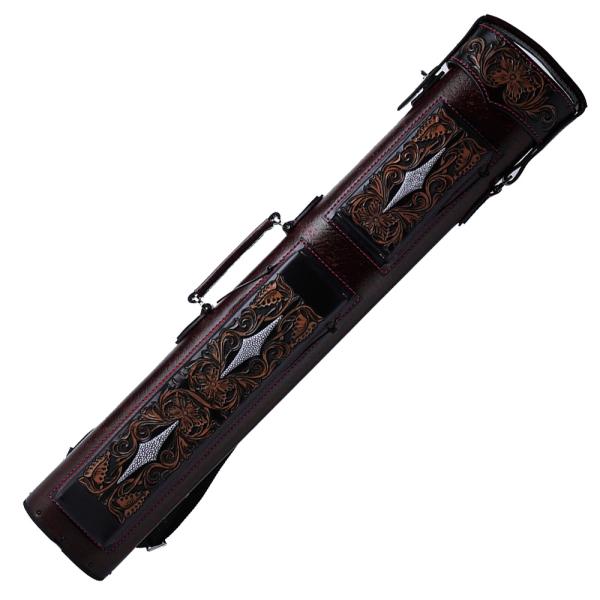 商品発送元：ビリヤード 通販 キューショップジャパンスポーツ・アウトドア・旅行、その他スティングレイが煌めく、存在感抜群のケースVolturiの「Buffalo1-11」は、重厚なバッファローレザーと豪華なスティングレイインレイを組み合わせ...