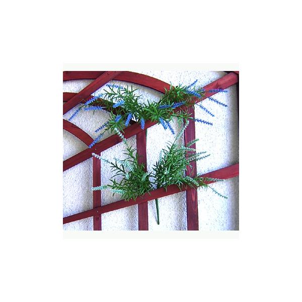 商品発送元：輸入家具チェンエン・ジャパンフラワー・ガーデニング、造花ちょっと硬い感じのするラベンダーブッシュSです。根元隠しに最適。添え花としては、とても使い勝手が良いものです。サイズ：39cm　お色はホワイトとブルーの2色。