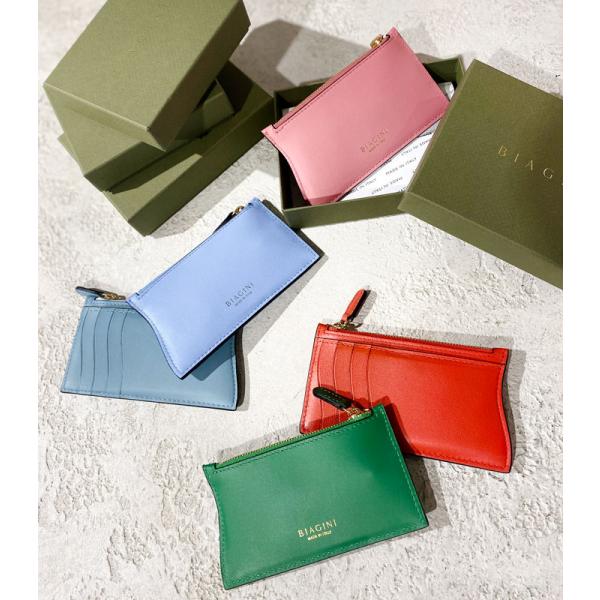 商品発送元：DESERT ROSES_otherファッション・ブランド【BIAGINI(ビアジーニ)】スマホショルダーやミニバッグとの相性抜群！”万能フラグメントケース”ミニバッグやポーチにも収まる薄型コンパクト設計で必要最小限のお財布機能...