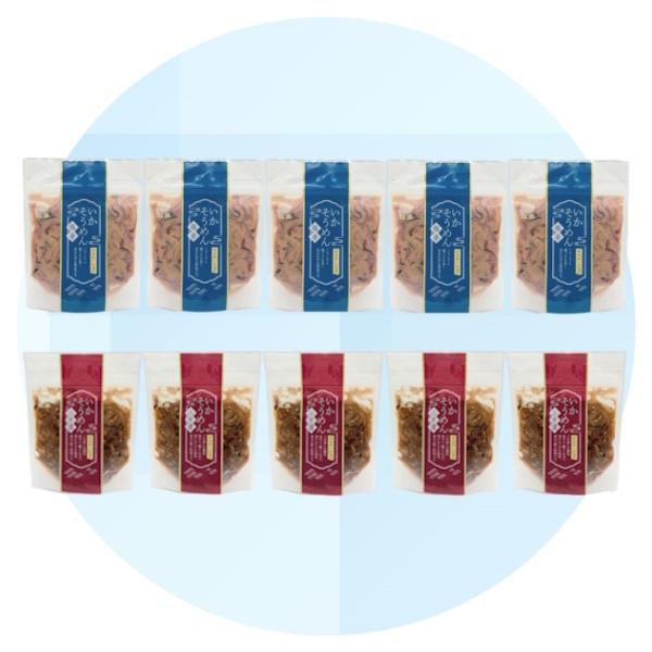 商品発送元：【公式通販】道水オンラインショップフード・菓子、水産物・水産加工品、イカ原材料産地変更に伴い、パッケージデザインをリニューアルしました！  【内容量】いかそうめん塩辛550g（110g×5袋）いかそうめん三升漬550g（110g...